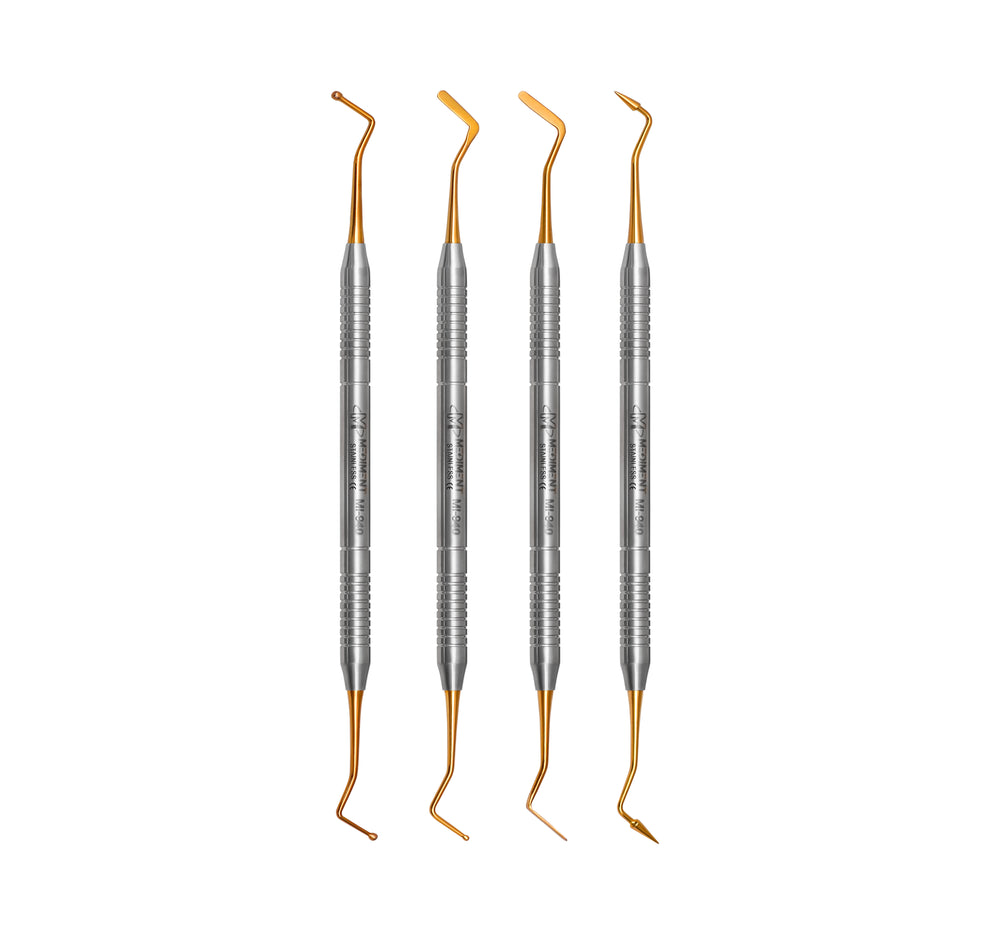 Dental Composite Filling Instruments Solid Set of 4 – Mediment Instruments